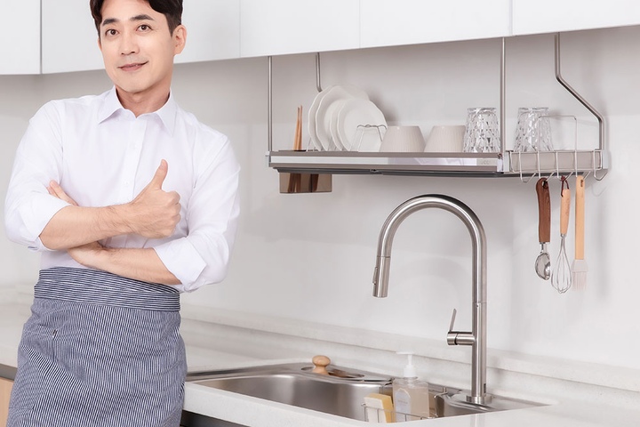 고정식·설치식건조대 높낮이 선택나만의 Diy 티타늄 컬러 긴와이드 부착식 식기건조대 오늘의집 쇼핑