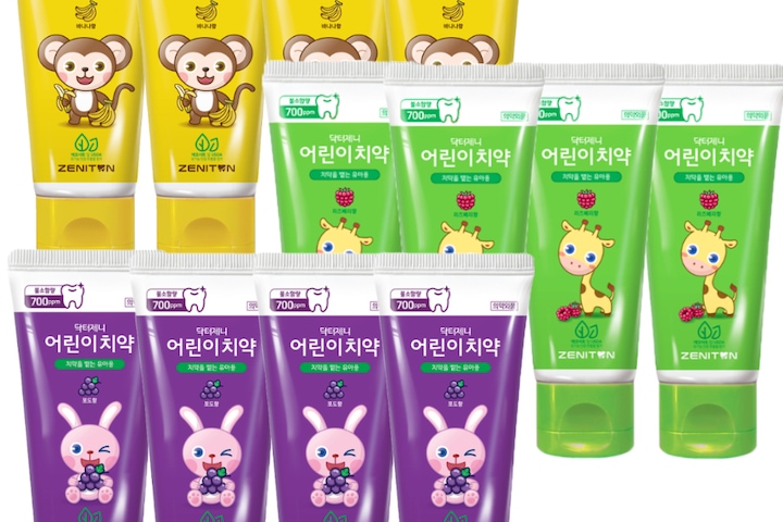 구강용품 클라이네 어린이 치약 초등학생치약 유아 베이비 4개 오늘의집 쇼핑