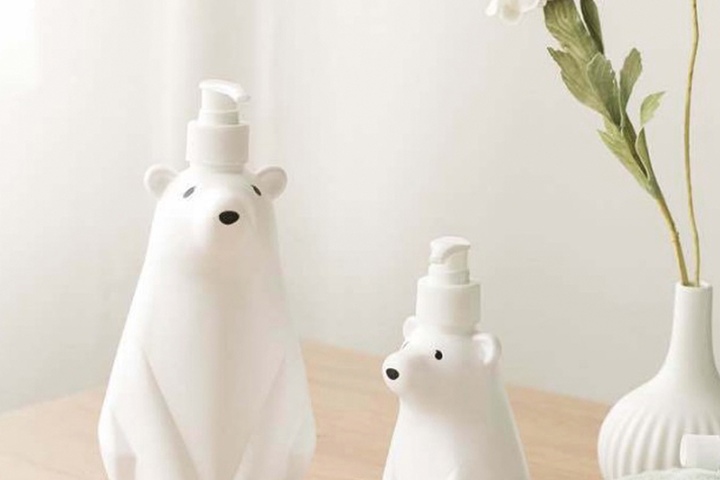 디스펜서·욕실잡화 북극곰 샴푸통 세제통 펌프 리필용기 공병 디스펜서 300ml 오늘의집 쇼핑