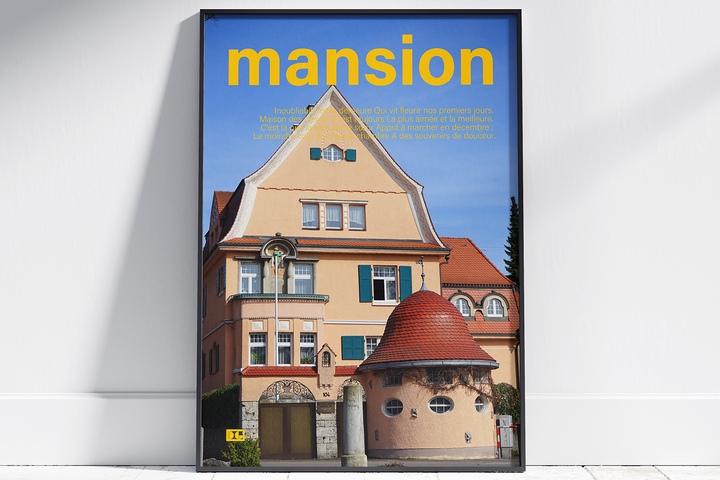 그림·사진 미드센추리모던 인테리어 사진 포스터 Mansion 오늘의집 쇼핑