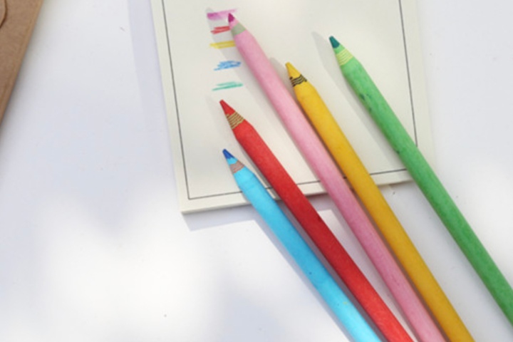 디자인문구 재생지 색종이 색연필 5color 오늘의집 쇼핑