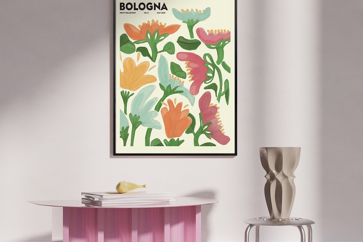 그림·사진 나의 컬러 큐레이션 인테리어 포스터 액자 79 Flowerbologna 오늘의집 쇼핑