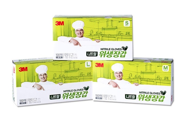 라텍스장갑·니트릴장갑 3m 식품용 요리용 니트릴장갑 100매 오늘의집 쇼핑