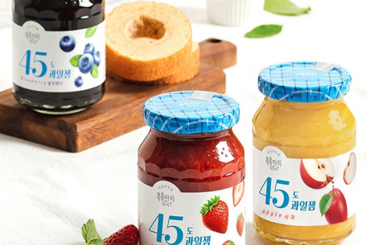 잼·스프레드 45도 과일잼 350g 3종사과딸기블루베리 오늘의집 쇼핑