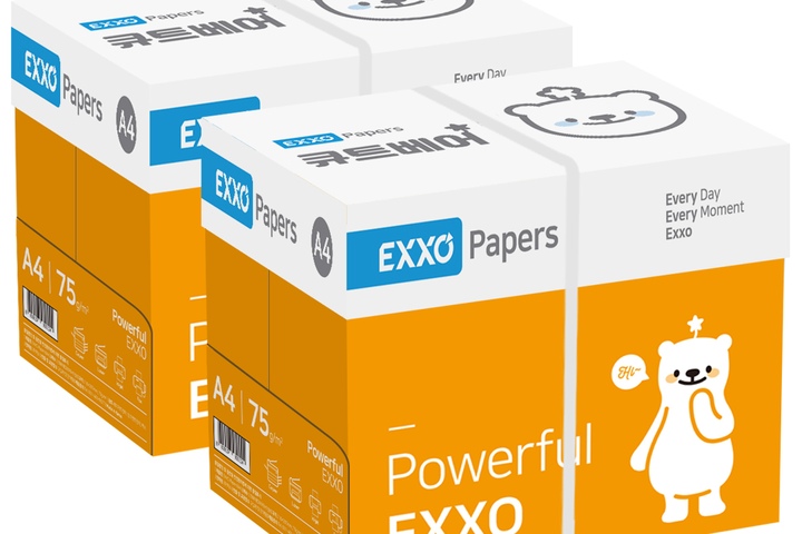 디자인문구 5쿠폰 엑소 큐트베어 A4 복사용지a4용지 75g 2box5000매 오늘의집 쇼핑