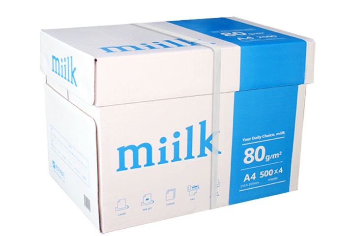 디자인문구 밀크 A4 복사용지a4용지 80g 2000매 1box 오늘의집 쇼핑