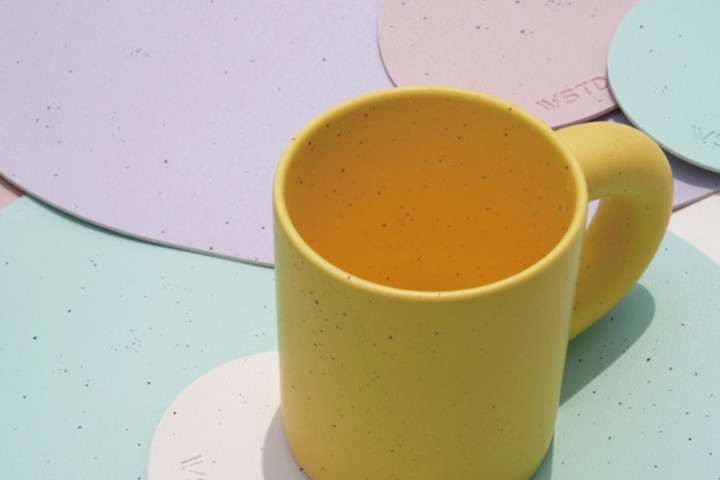 받침·손잡이 Terrazo 원형 코스터 컵받침 4p31 세트 10cm 오늘의집 쇼핑