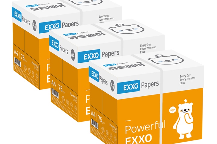 디자인문구 큐트베어 A4 복사용지a4용지 75g 2500매 3box 오늘의집 쇼핑