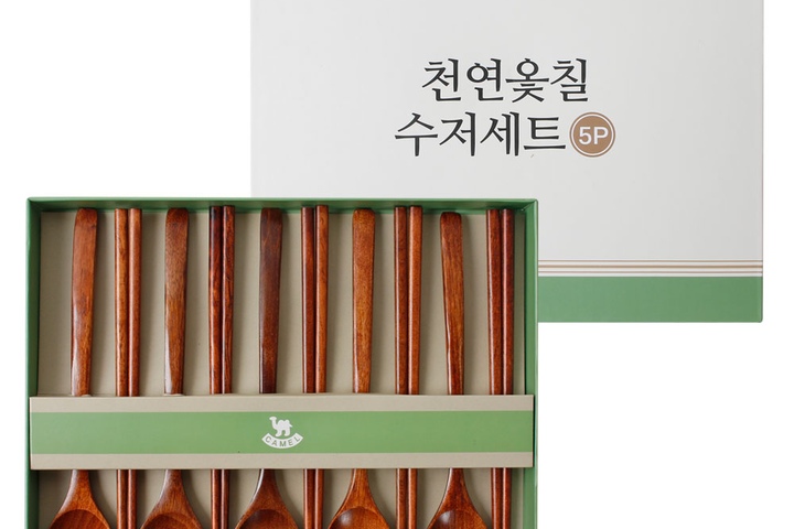 수저·커트러리세트 옻칠 수저 선물세트 5p Do 나무 우드 숟가락 젓가락 오늘의집 쇼핑