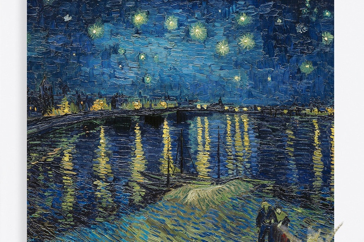 그림·사진 캔버스액자 명화 고흐 론강의 별이 빛나는 밤에 오늘의집 쇼핑
