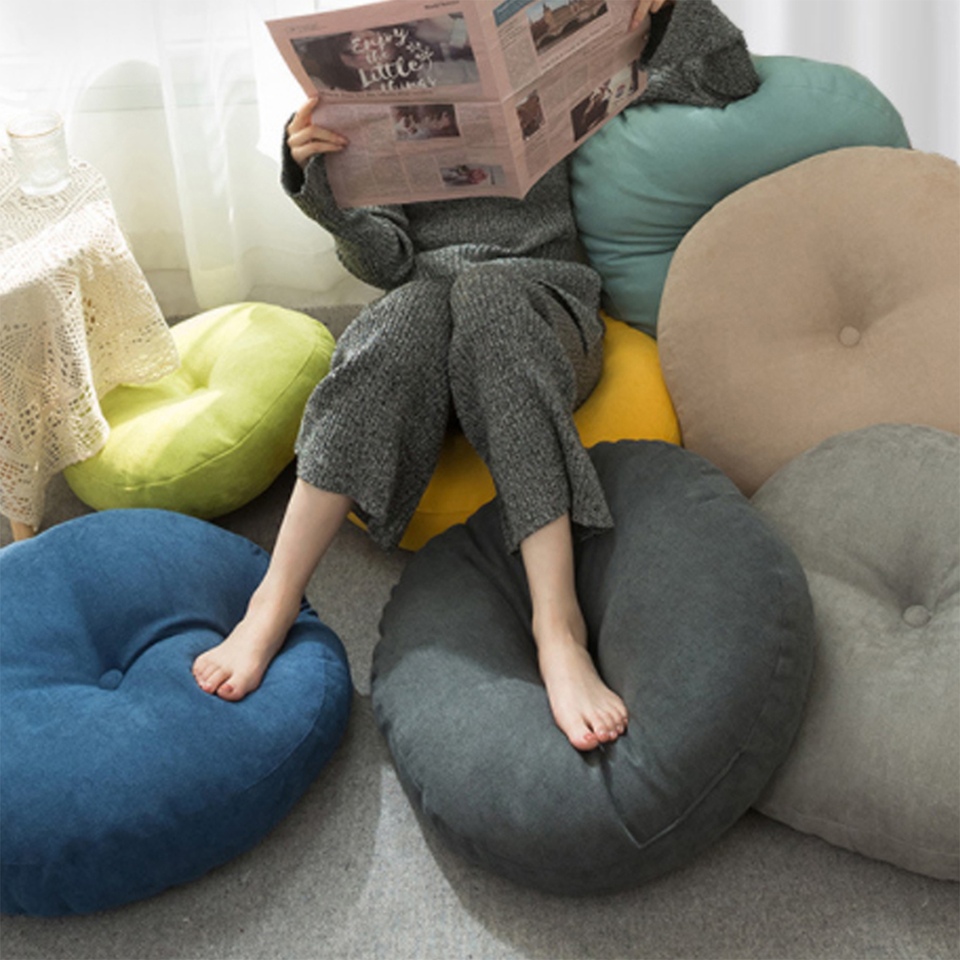 방석·대방석 목화솜 폭신폭신 두꺼운 원형 쿠션 대형 방석 쇼파 의자 등받이 2size 4colors 오늘의집 쇼핑
