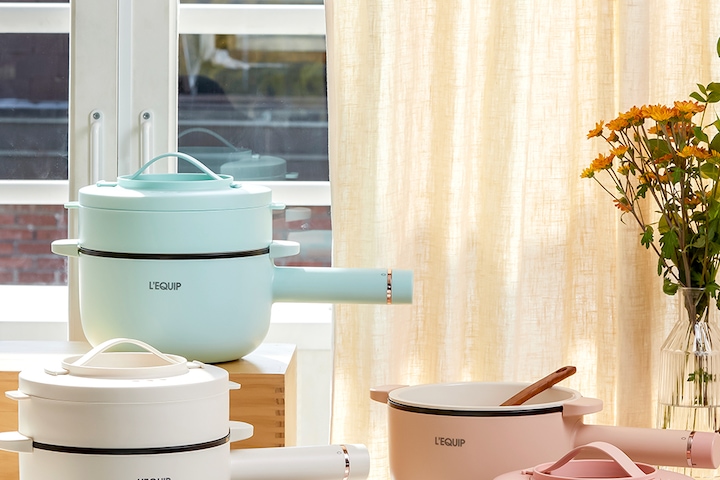 리큅 혜택가 49000원 2in1 내솥분리 멀티쿠커 라면포트 2l 찜기트레이 증정 위시버킷