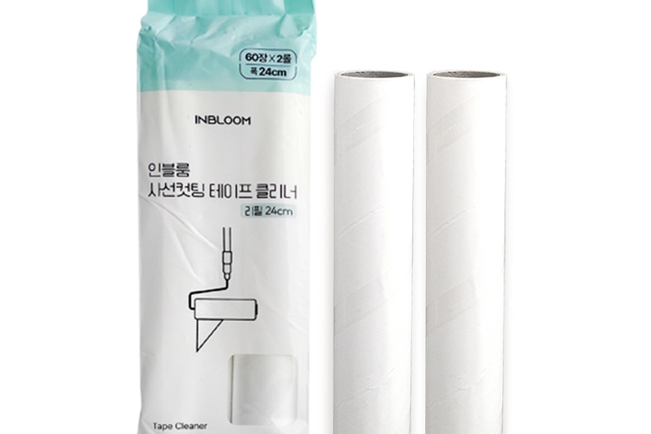 테이프클리너·먼지제거 사선컷팅 테이프 클리너24cm 리필 2개입 오늘의집 쇼핑