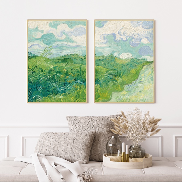 그림·사진 반 고흐 그림 작품 액자 세트 녹색밀밭 오늘의집 쇼핑