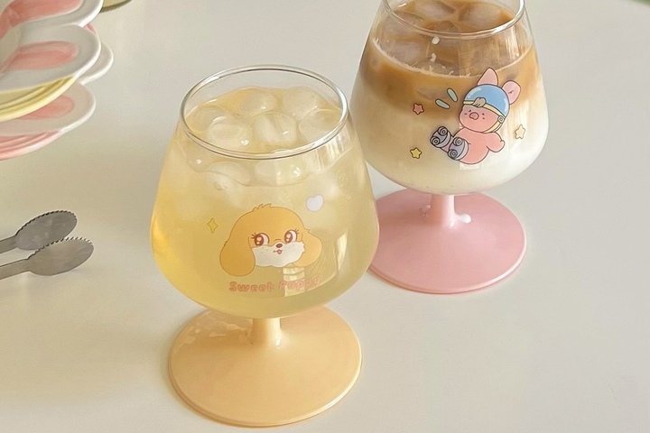 와인·양주·칵테일잔 홈카페 레터링 고블렛잔 고블렛와인잔 오늘의집 쇼핑