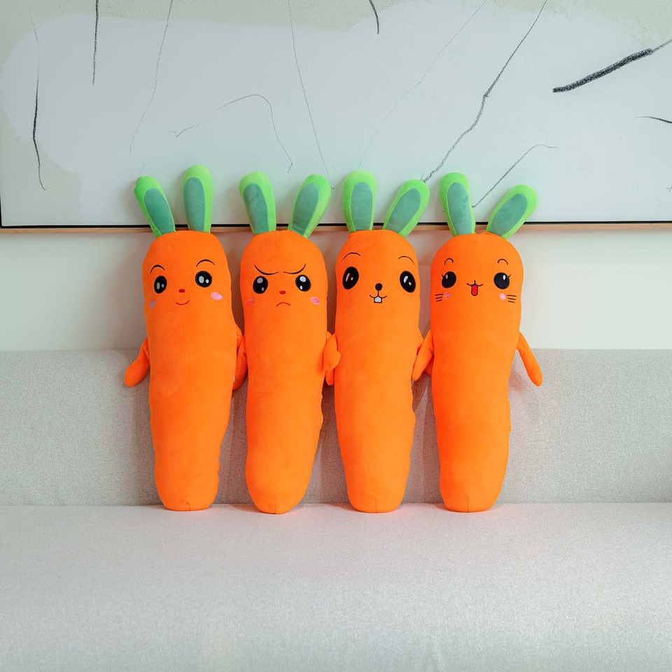 쿠션 당근 인형 쿠션 바디필로우 소품 의자 쿠션 4colors 2 Size 오늘의집 쇼핑