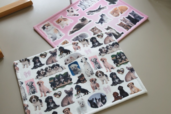 현관·발매트 강아지 고양이 큐티 극세사 현관 화장실 캐릭터 발매트 2종 오늘의집 쇼핑
