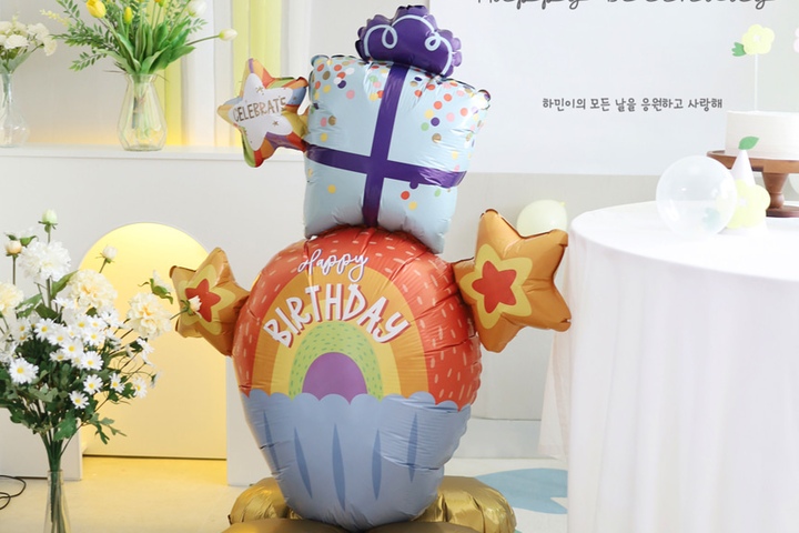 파티·이벤트용품 초대형 사이즈의 별풍선 돌상 유치원 생일파티 메가 선물 스탠딩 풍선 오늘의집 쇼핑