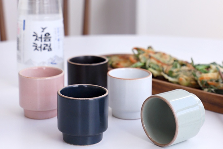 소주잔·막걸리잔 다옴 국산 소주잔 사케잔 70ml 1p 5color 오늘의집 쇼핑