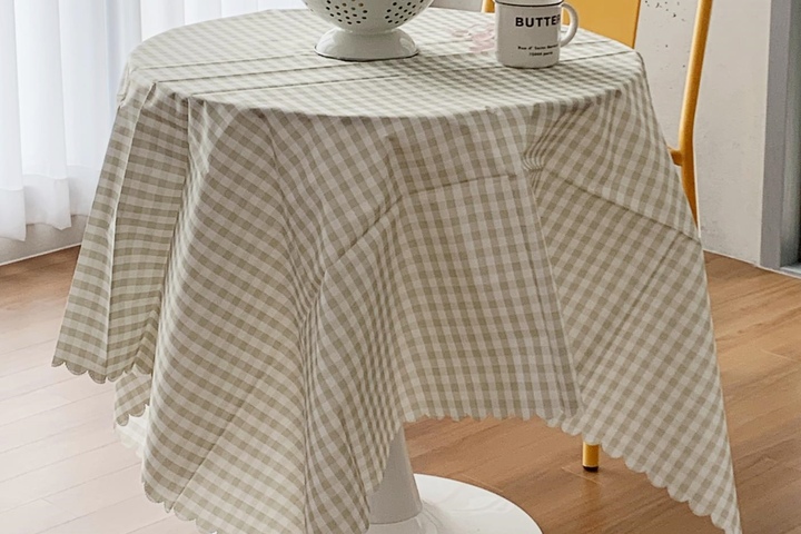 식탁보·러너 체크 방수 정사각 테이블보 140cm X 140cm 오늘의집 쇼핑