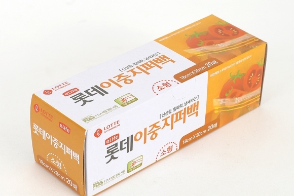 위생백·지퍼백 20매 롯데 이라이프 이중 지퍼백 2size 오늘의집 쇼핑
