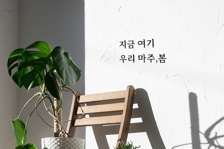 데코스티커 심플릭 우리 마주 봄 감성 응원 창문 글자 스티커 오늘의집 쇼핑
