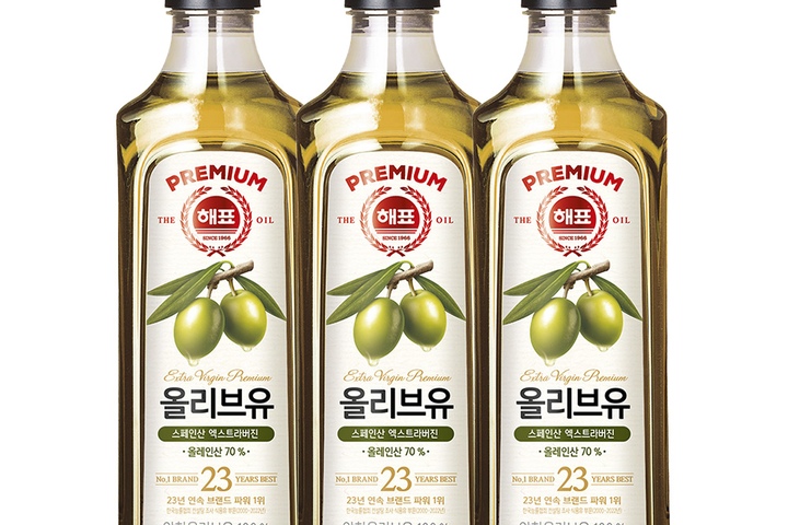 오일·식초·꿀 해표 올리브유 500ml3병 오늘의집 쇼핑
