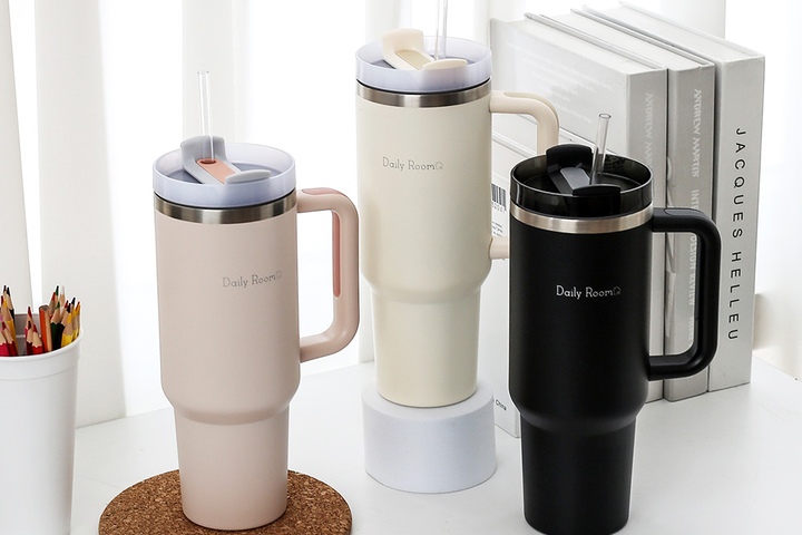 텀블러·빨대·컵소품 대용량 2중진공 스텐 메가텀블러 1200ml 오늘의집 쇼핑