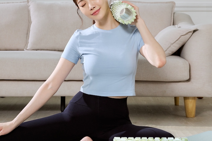바리바디 리퍼 걸스데이 유라 Pick 근육뭉침 셀룰라이트 박살내는 디톡스폼롤러 위시버킷