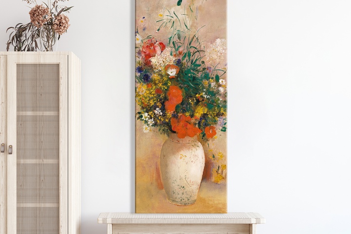 그림·사진 명화 와이드 캔버스 그림 인테리어 액자 94 오딜롱 르동 화병에 담긴 꽃 1 오늘의집 쇼핑