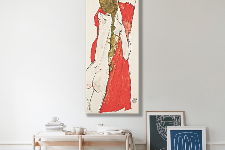 그림·사진 명화 와이드 중형 캔버스 그림 인테리어 액자 87 에곤쉴레 엄마와 딸 오늘의집 쇼핑