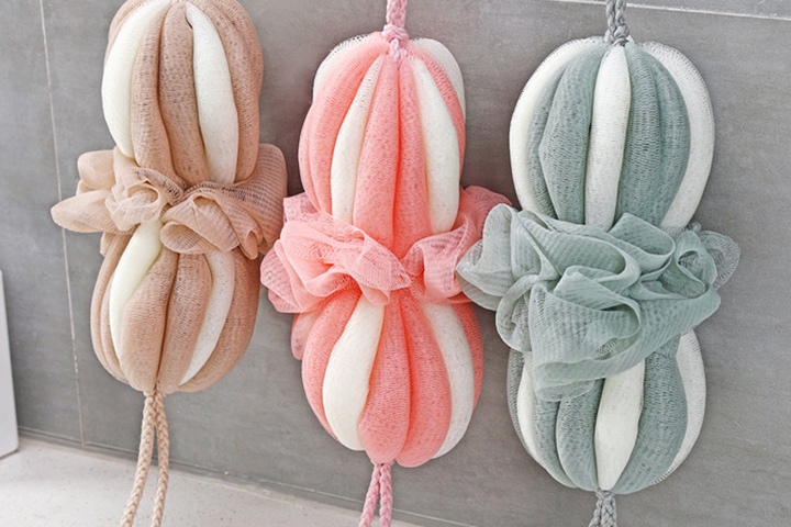 목욕·샤워용품 투톤 펌프킨 롱 샤워볼 5color 잘 늘어나는 샤워타올 오늘의집 쇼핑