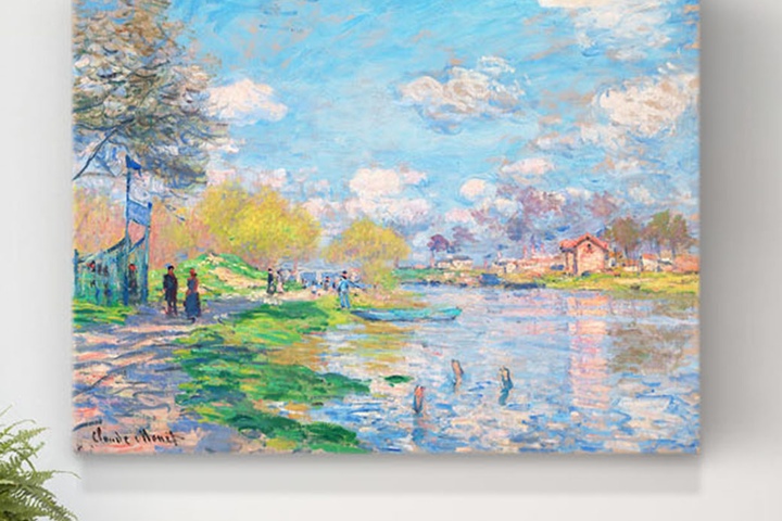 그림·사진 모네 명화 그림 캔버스액자 센강의 봄 오늘의집 쇼핑