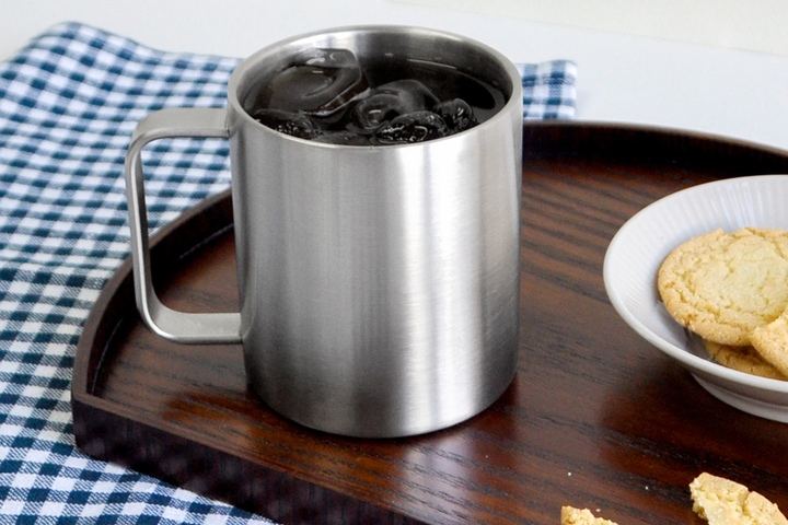 머그컵 스텐 이중 손잡이컵 340ml 오늘의집 쇼핑