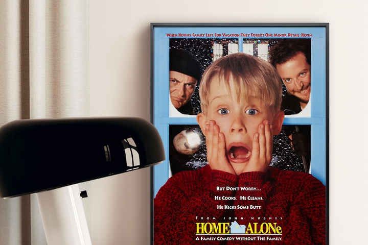 패브릭포스터·그림 윈터 원더랜드 겨울 크리스마스 액자 포스터 58 Home Alone 오늘의집 쇼핑