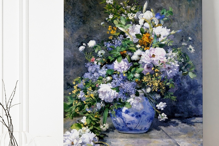 그림·사진 캔버스액자 르누아르 봄의꽃 오늘의집 쇼핑