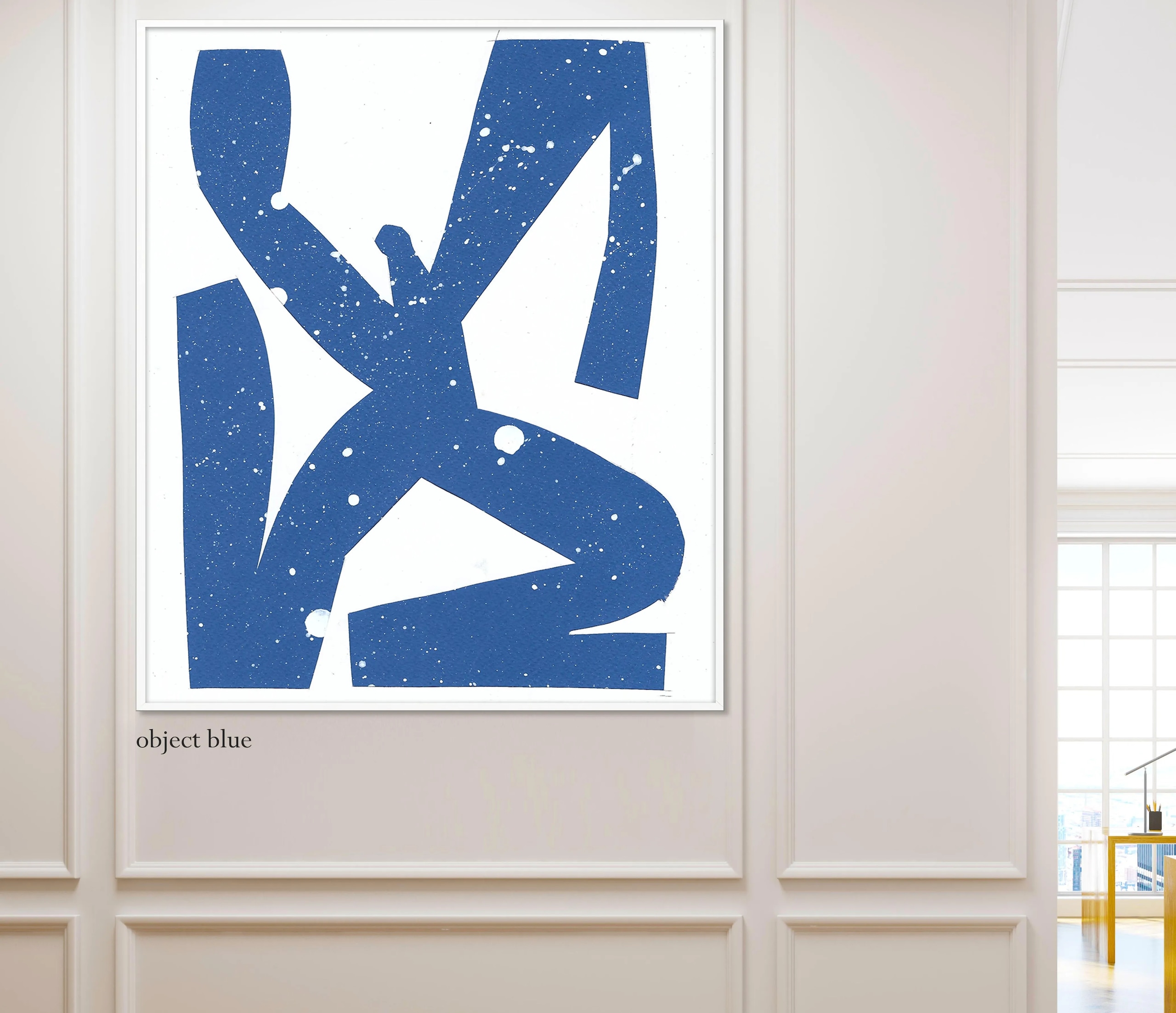 그림·사진 > 미드 센츄리 모던 포스터 캔버스 액자 41 오브제 블루 | 오늘의집 쇼핑