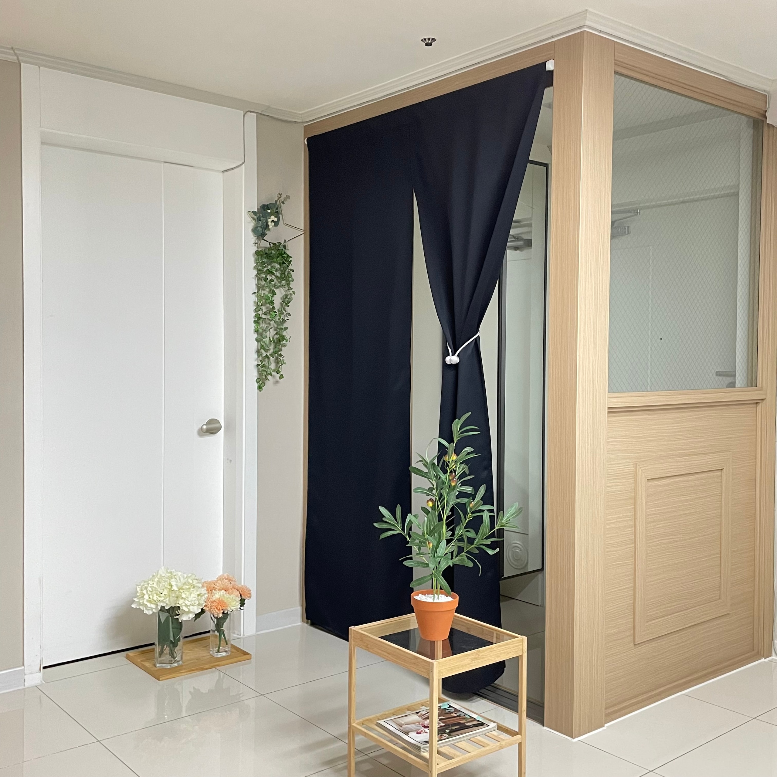 가리개커튼 맞춤 3중암막 현관 중문커튼 방한 방풍 가림막가리개 공간분리 문 방문 도어 베란다 가림천 오늘의집 쇼핑