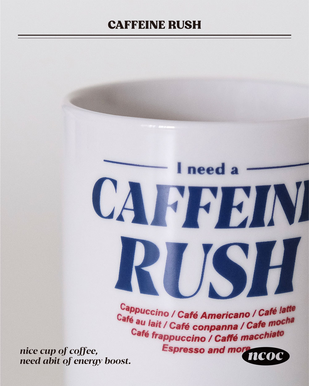 머그컵 > [단독특가] CAFFEINE RUSH MUG | 오늘의집 쇼핑