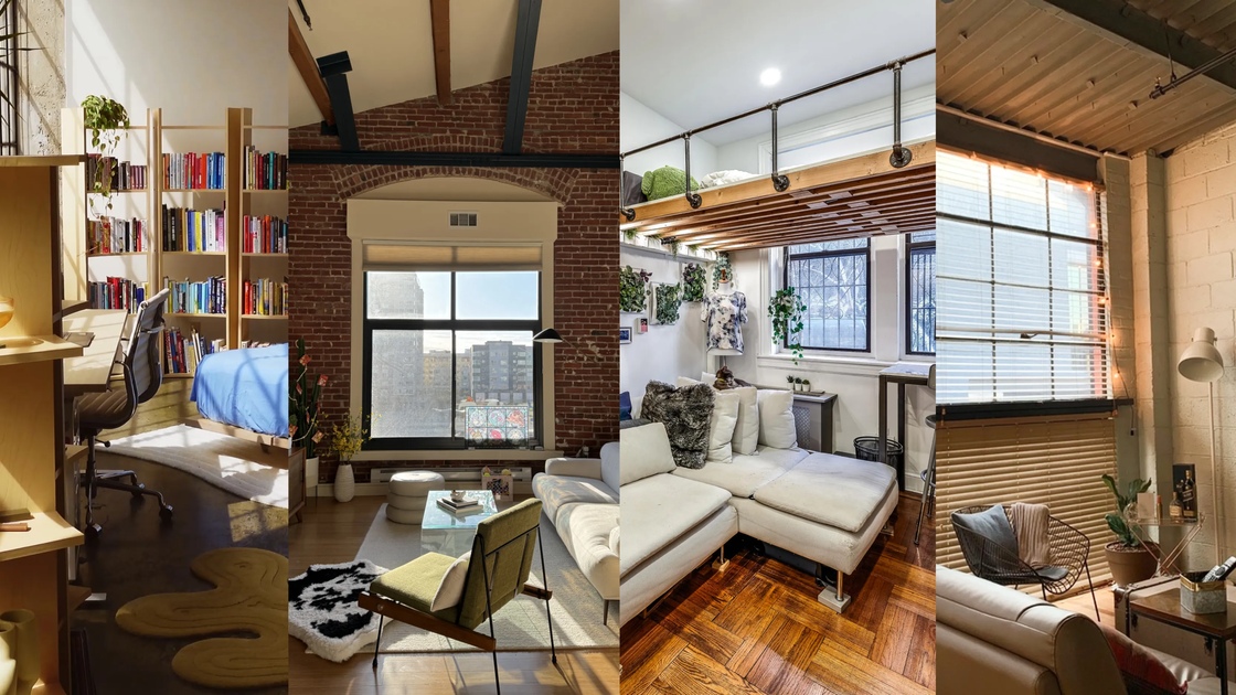 Industrial loft living, checkout these 4 ceiling-high and refined homes!